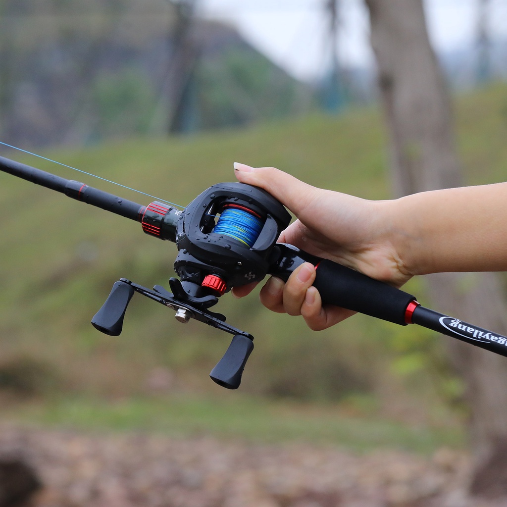 Sougayilang Fishing Rod AndReel Set 1.8M 2Sections Fishing Rod 7.2 ...