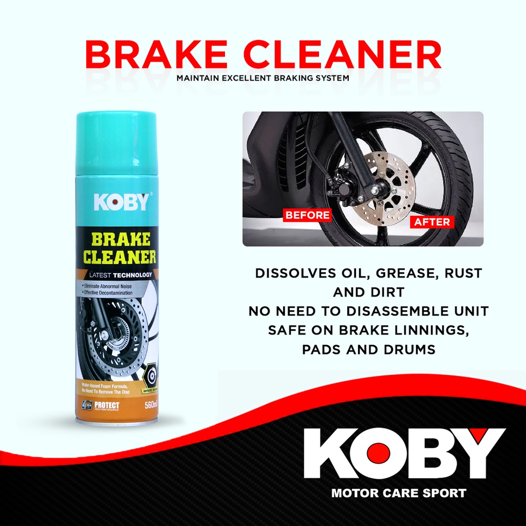 KOBY BRAKE CLEANER 560ml M333 / Disc-brake Cleaning Spray for car and ...
