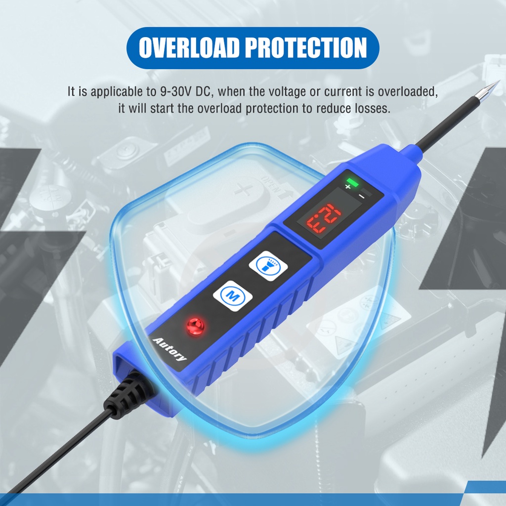 【Ready Stock】MRCARTOOL Autory Car Circuit Tester Power Probe Automotive ...