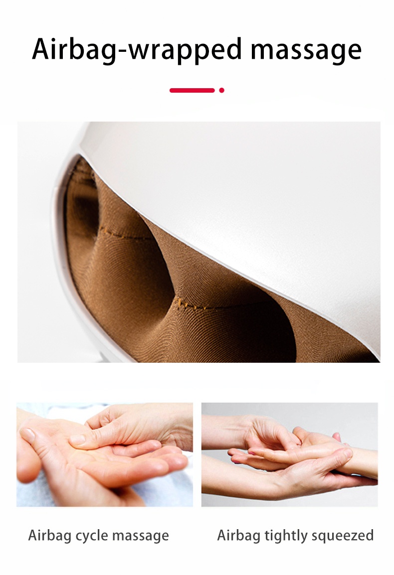 Smart Hand Massager Airbag Kneading Finger Split massage Electric air ...