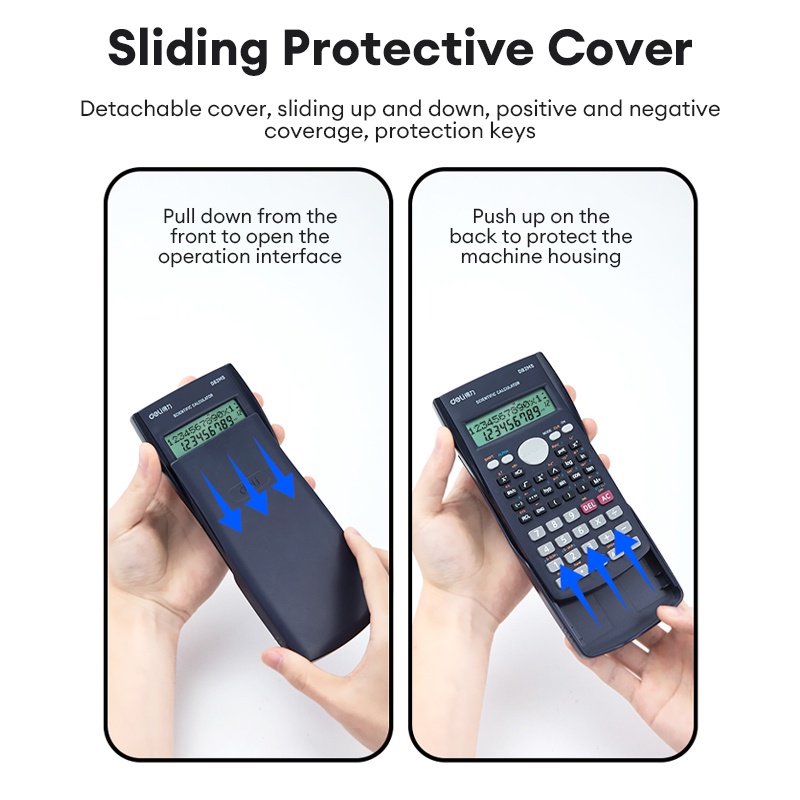 Deli Scientific Calculator Function Plus Calculator Multifunction ...