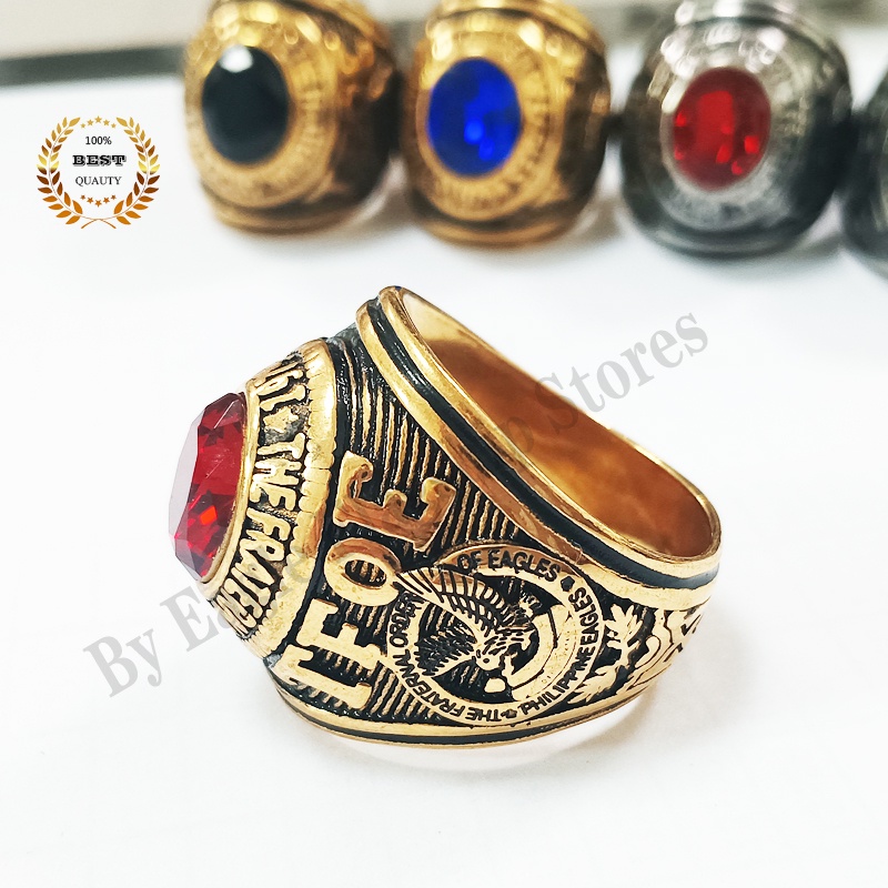 High Quality Pure 316L Titanium Steel Eagles Ring TFOE Ring KUYA Ring ...