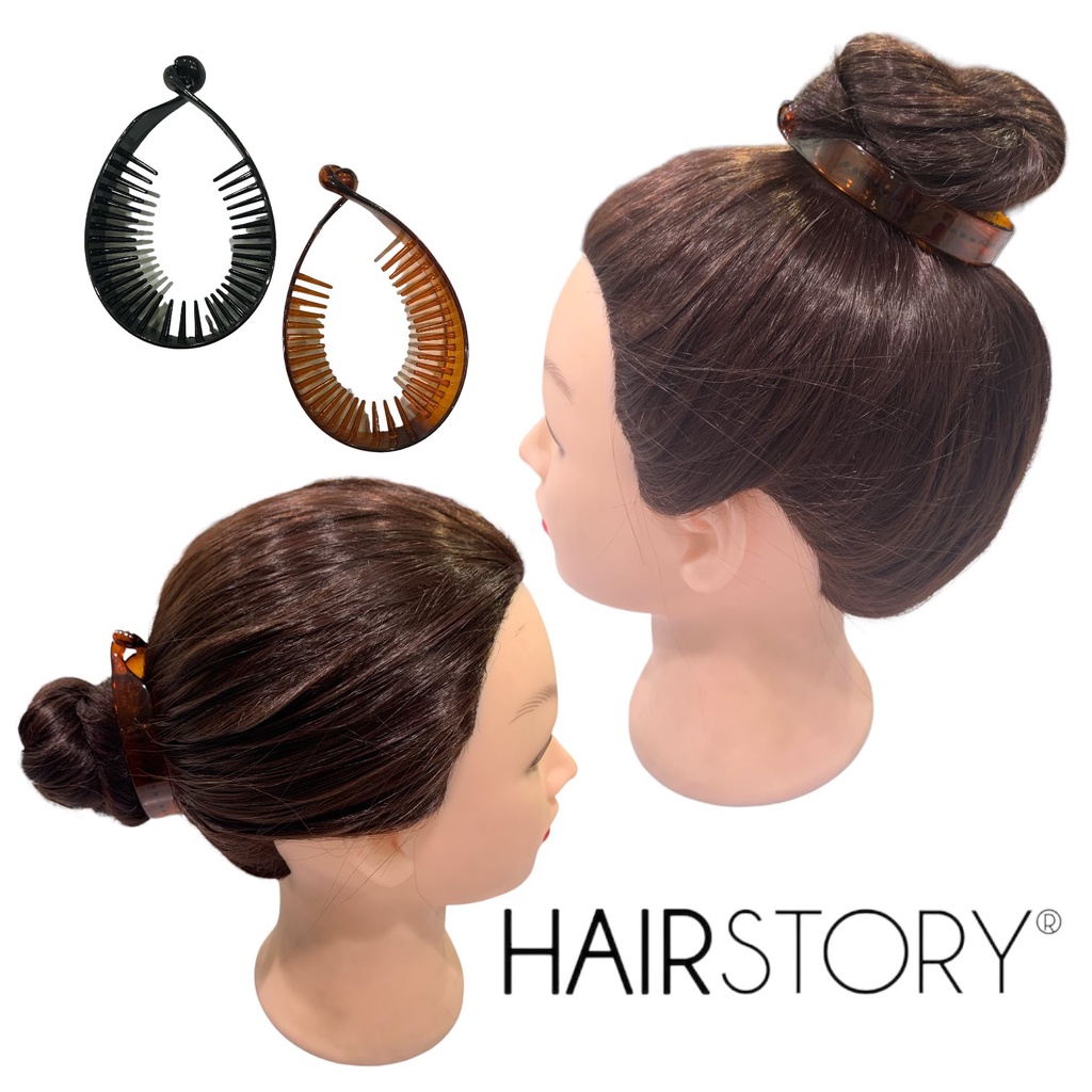 HAIRSTORY Hair Bun Fixer (Y7097) | Shopee Philippines