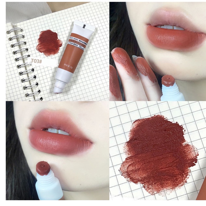 Toot Dodo Lip Mud Mist Face Velvet lipstick Lip glaze matte mud lip ...