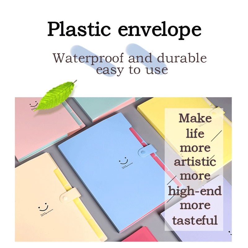 Waterproof A4 File Document Paper Organizer Multi-layer folder ...