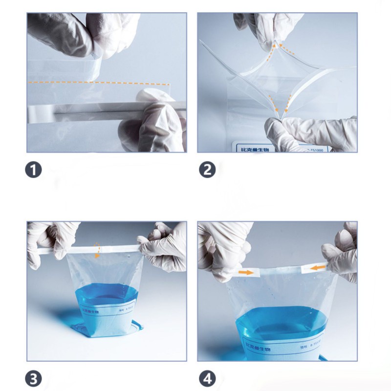 100PCS(50PCS) Sterile Sampling Bag with Wire 60/120/650/1800/2250/3000 ...