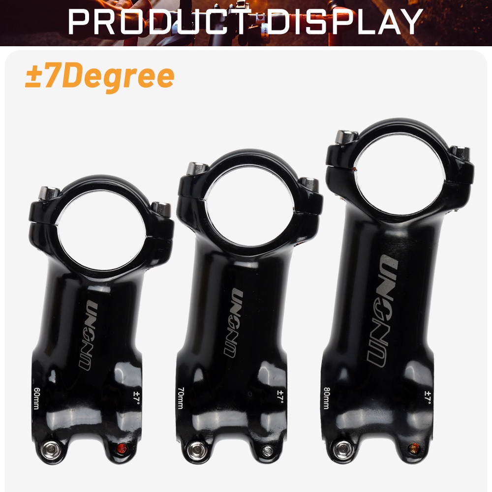 UNO Stem 7/17/25/35 Degree Ultralight Mountain Bike Stem 31.8*60 70 80 ...