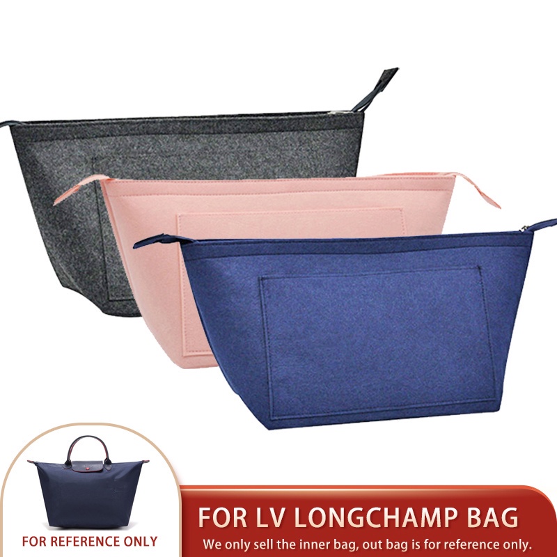 Felt Insert Bag For Longchamp Le Pliage Long Handle Short Handle Bag ...