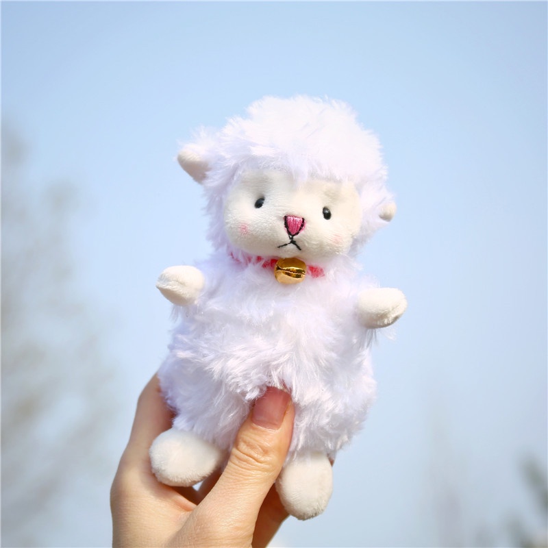 Strawberry Cute Lamb Plush Toy Bag Pendant Keychain Sheep Doll Birthday ...