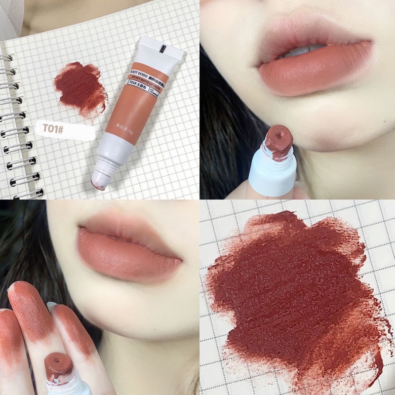Toot Dodo Lip Mud Mist Face Velvet lipstick Lip glaze matte mud lip ...