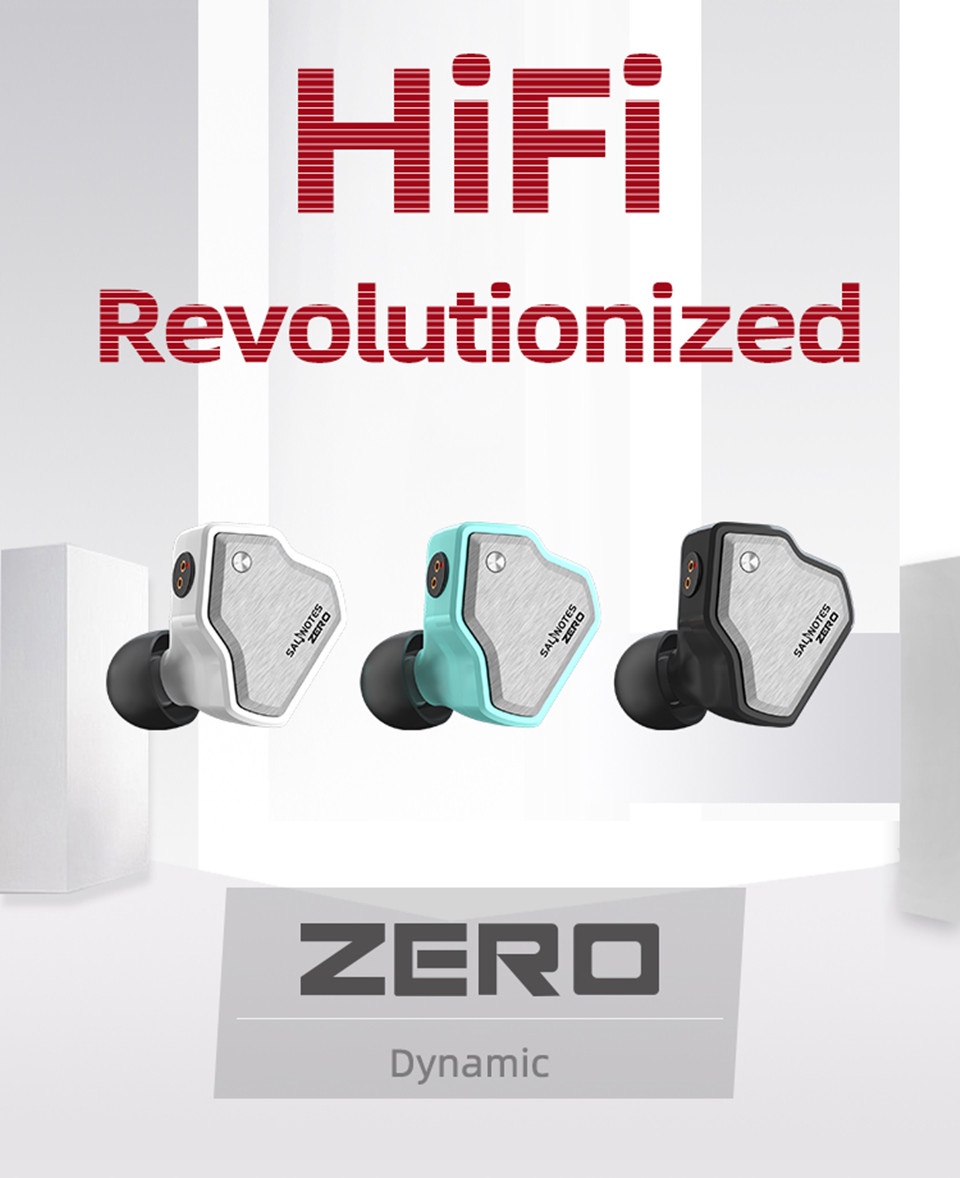 7Hz Salnotes Zero HiFi 10mm Dynamic Driver In Ear Earphone IEM 3.5mm ...