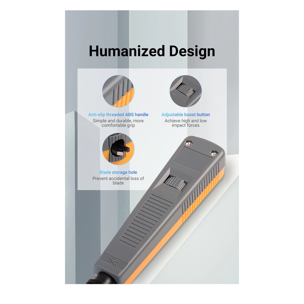 Vention Punch Down Impact Tool Network Punch Tool w/ Double Blade ...