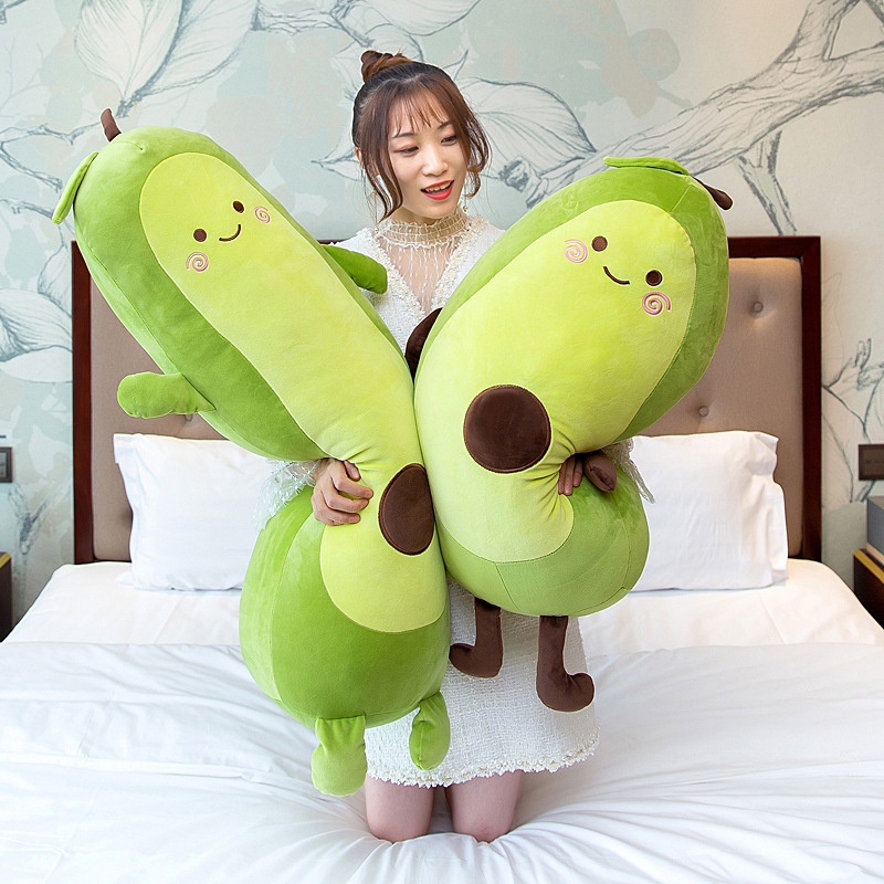 Avocado Long Pillow Plush Toy Food Christmas Gift Cushion Girls ...