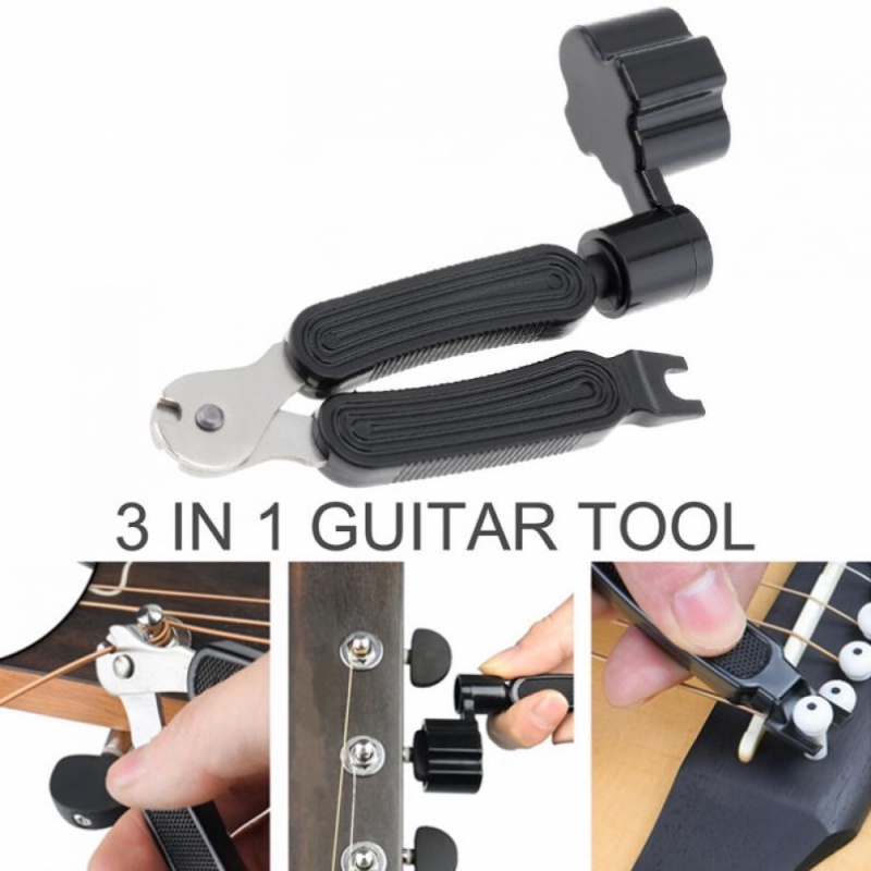 RIXTON 3 in 1 Multifunctional Guitar Tool Guitar String Cutter Puller ...