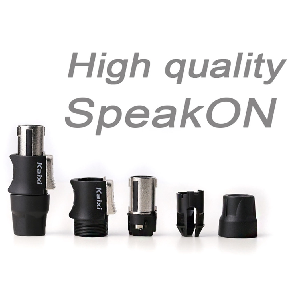 High Quaility SpeakerON Pure Copper 4 Core 4 Pin Audio Professional ...