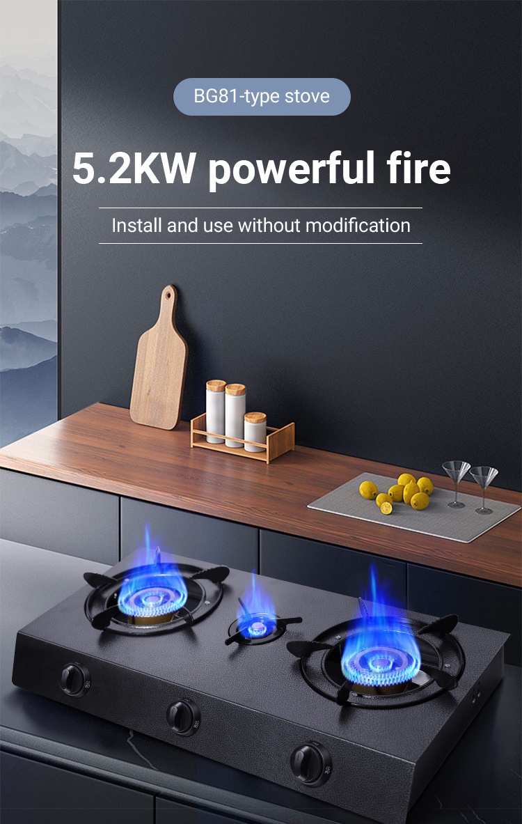 gas stove double burner 5200KW high-fire portable gas stove butane ...
