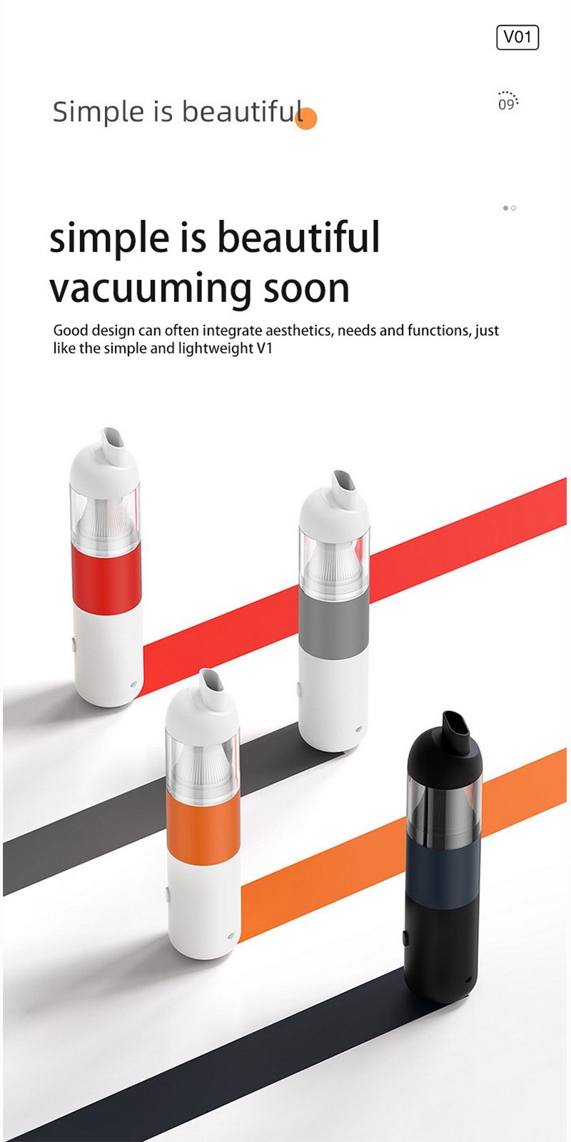 【Buy two get one free fan】JAMAY Mini Vacuum Cleaner V01 20000Pa ...