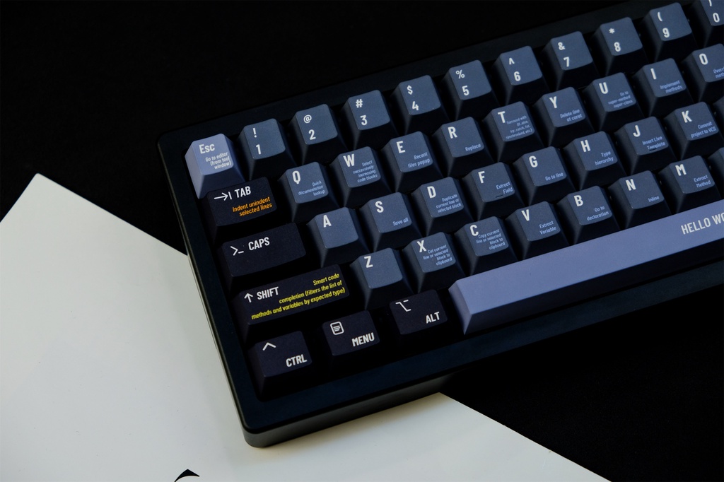 GMK Programmer Keycaps 129 Keys PBT Cherry Profile DYE-SUB Personalized ...