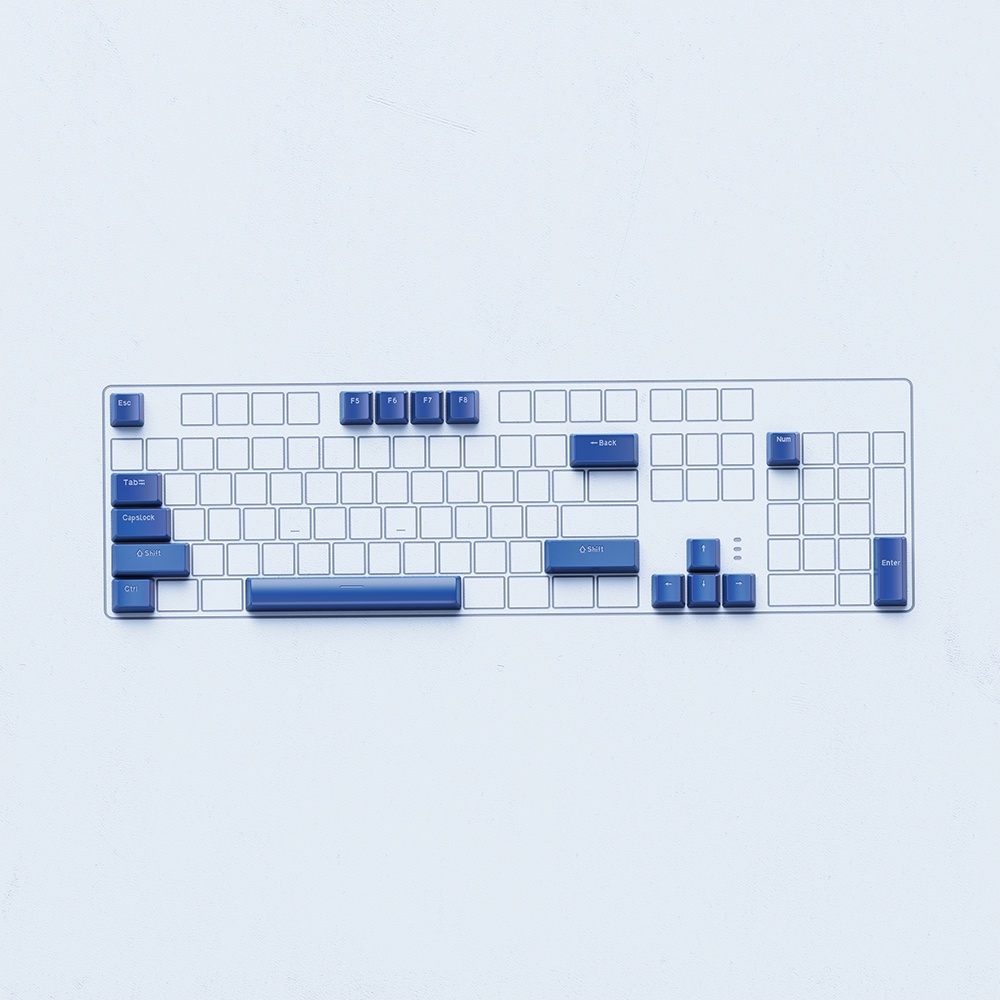 AULA 21-Key Abs Keycaps Light Transmitting Key Cap High-Quality ...