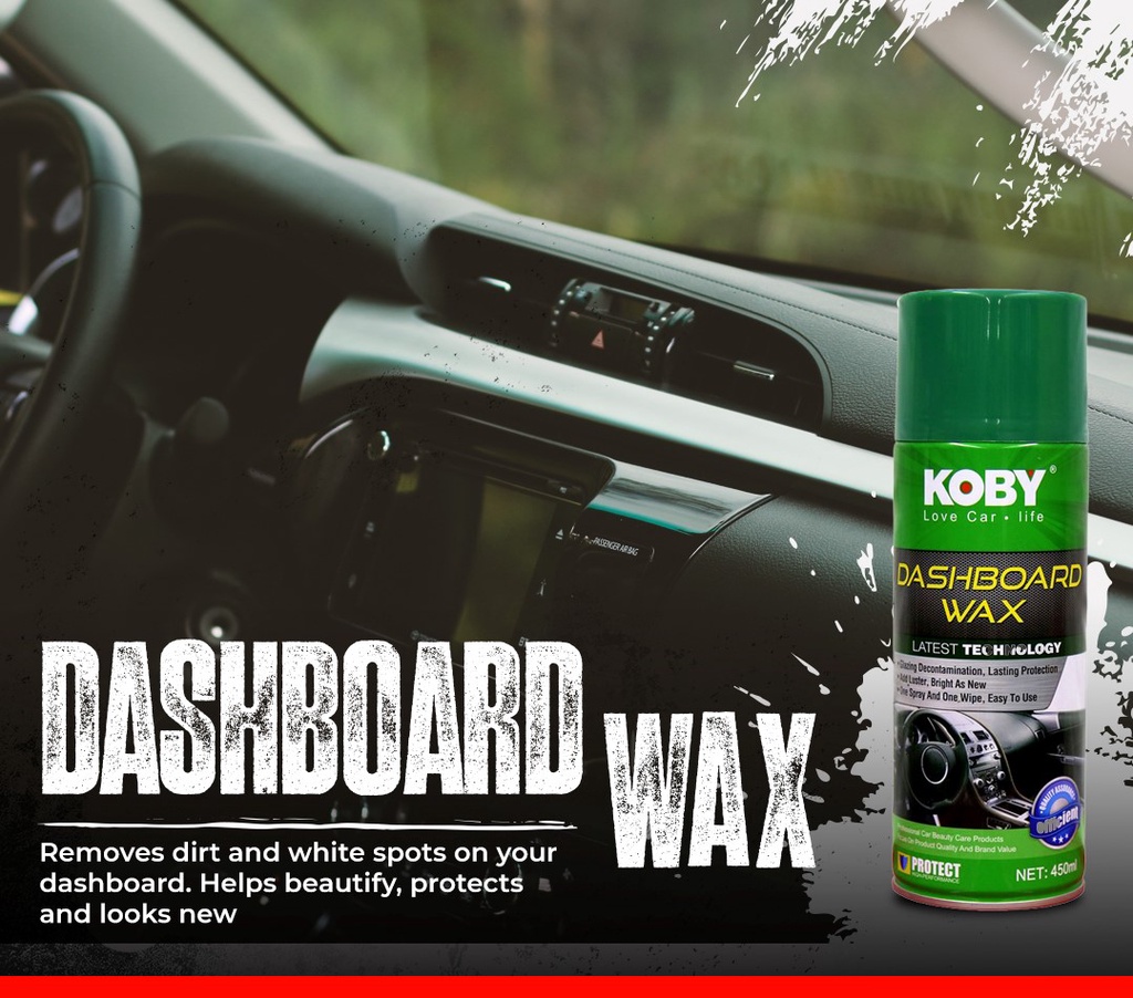 Koby Dashboard Wax 450ml | Shopee Philippines