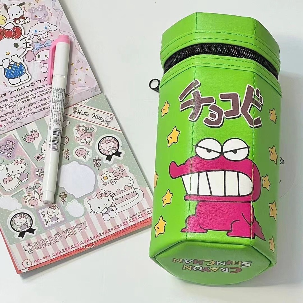 Crayon Shin-Chan Pencil Case Zipper Three-Dimensional Stationery Box ...