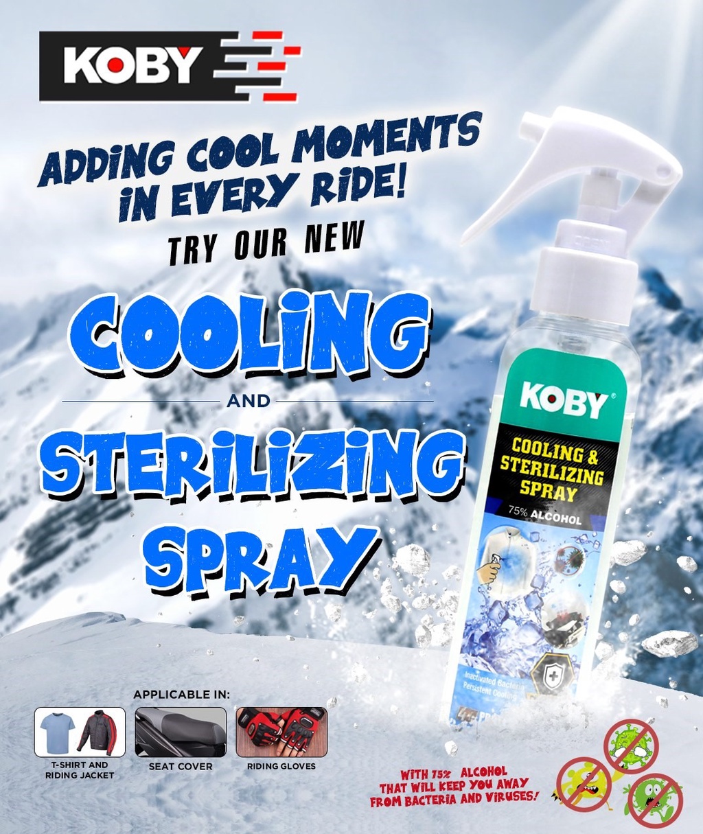 Koby Cooling & Sterilizing Spray 120ml | Shopee Philippines