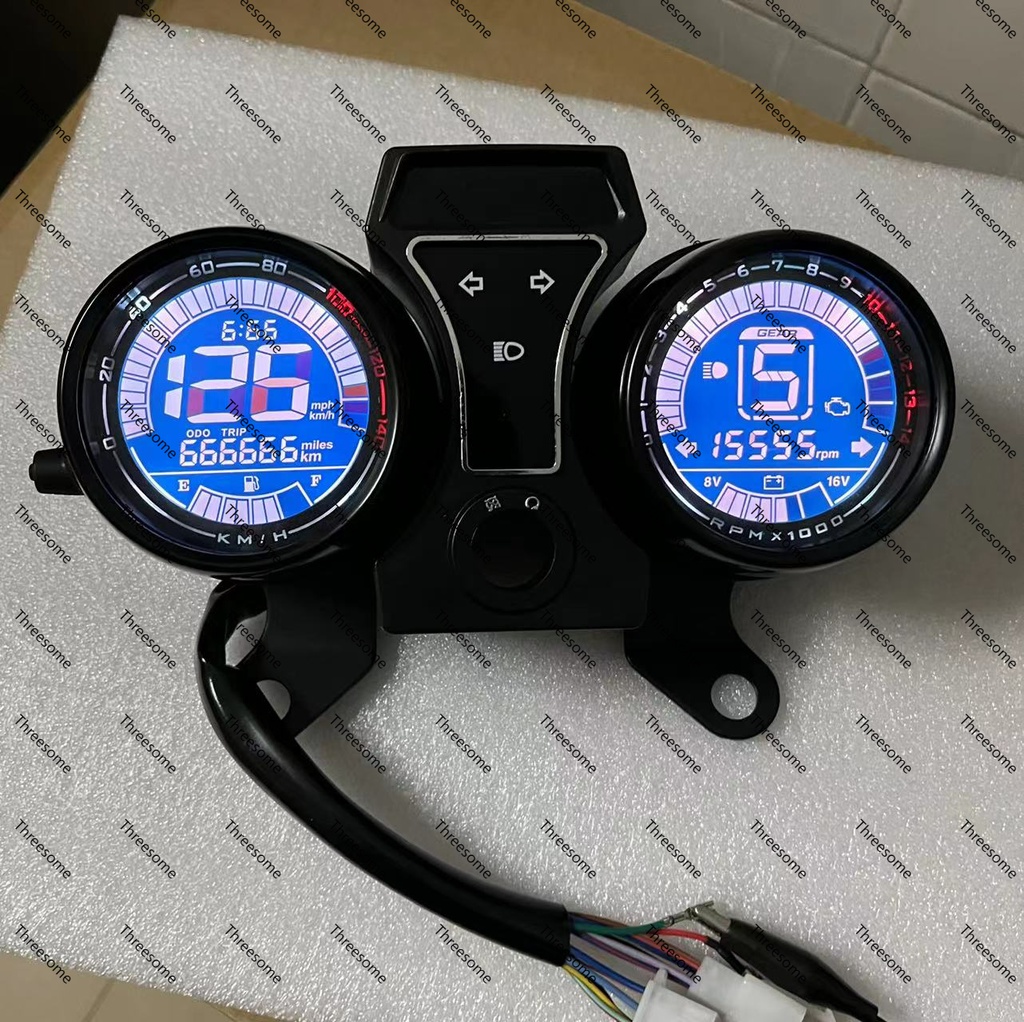 For Rusi Rango 110 Honda CG125 CG150 CG200 FT125 DT125 Digital Meter ...