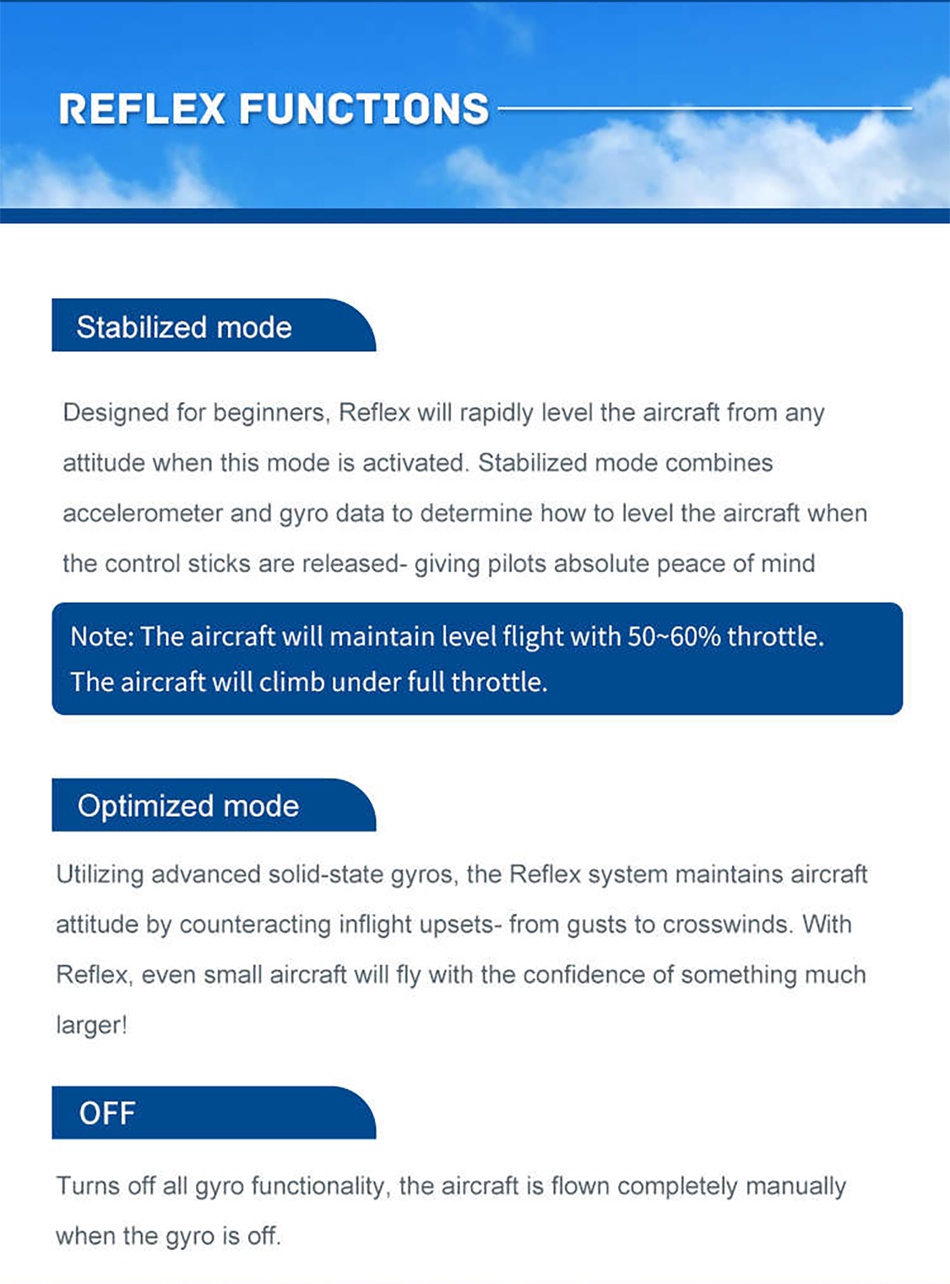 FMS Reflex V2 Flight Controller Gyro Stabilizer Remote Control RC ...