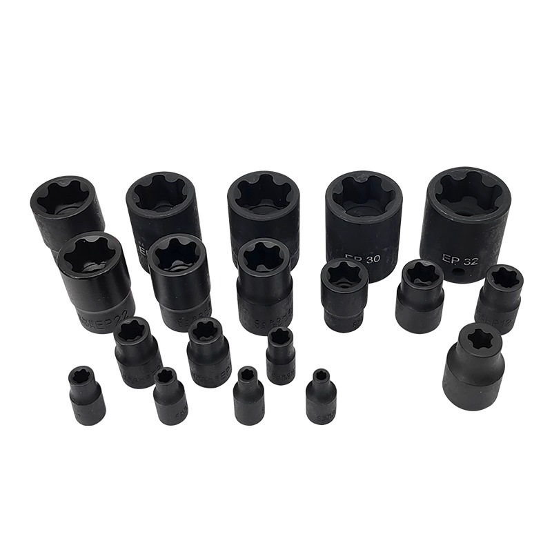 FXTUL19pcs EP Socket Set 1/4'' 3/8'' 1/2''drive female External Torx ...