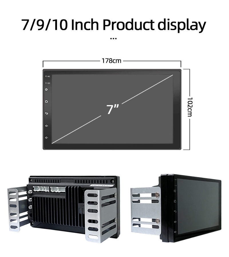(6G+32G Android15 Carplay &Android Auto) 7"/9"/10.1"Inch Android Player ...