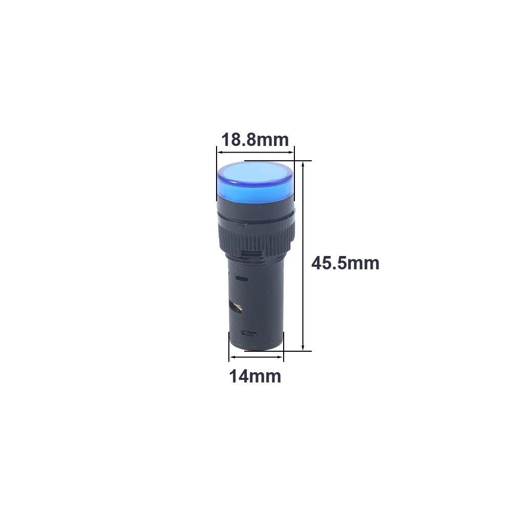 2pcs/lot 16mm AD16-16C Panel Mount Signal Power Led Indicator Light ...