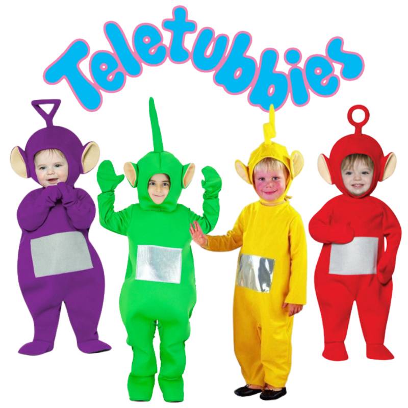 Dress As Up Teletubbies W/ This Costume Cartoon Kids Bodysuit Adults ...