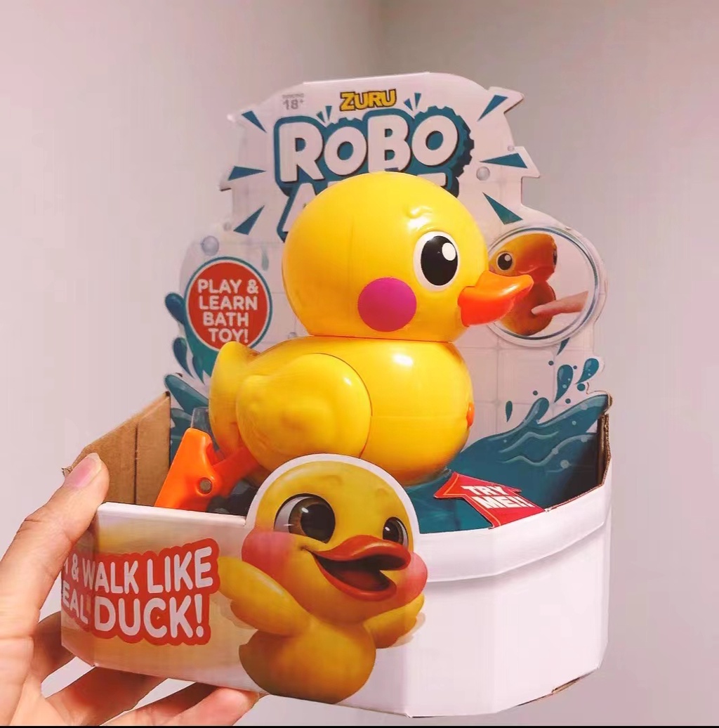 Robo Alive Junior Battery-Powered Baby Duck Bath Toy by ZURU | Shopee ...
