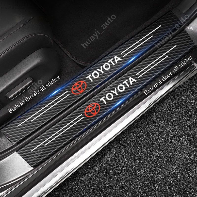 Toyota Raize Car Sill Sticker Anti-Scratch Waterproof Trunk Protector ...