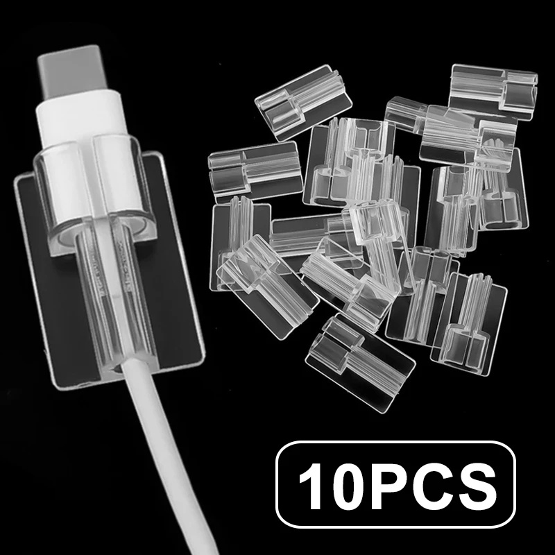 1/5/10Pcs Portable USB Data Cable Protective Clip /Transparent Mini ...
