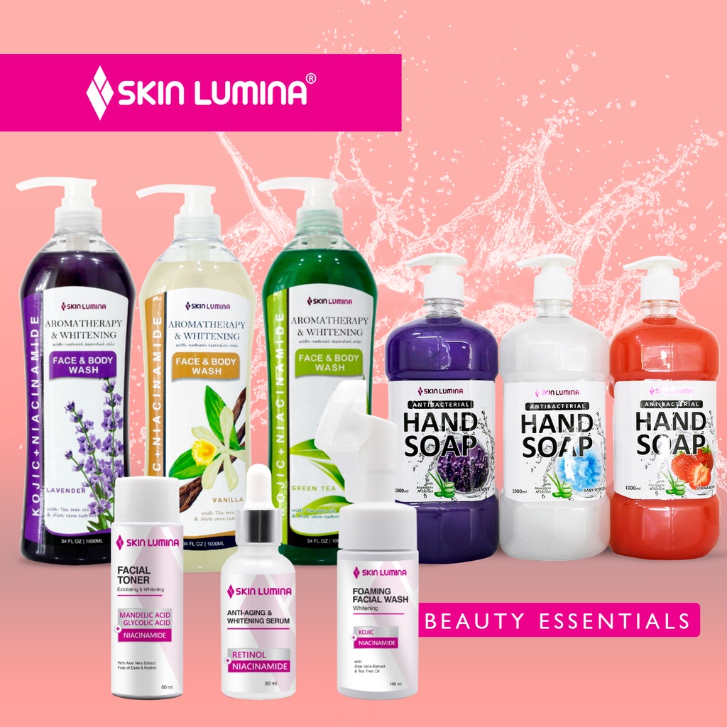 [FDA APPROVED] Skin Lumina Antibacterial Hand Soap w/ Aloe Vera Extract ...