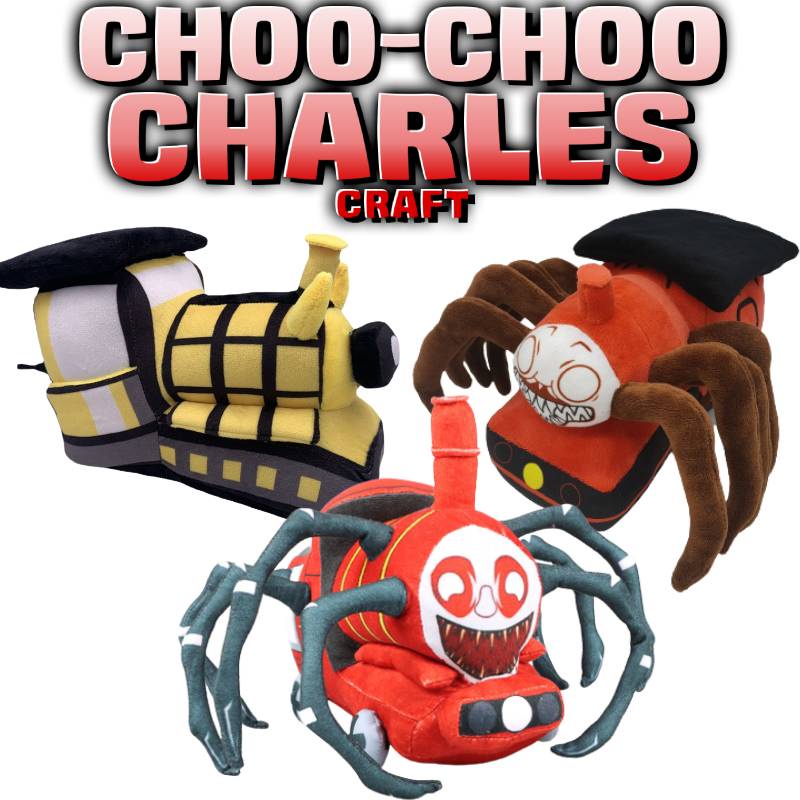 Choo Choo Charles Plush Toys Spider Train Cartoon Plush Toy Choo-Choo Train Plush Doll,Spider ...