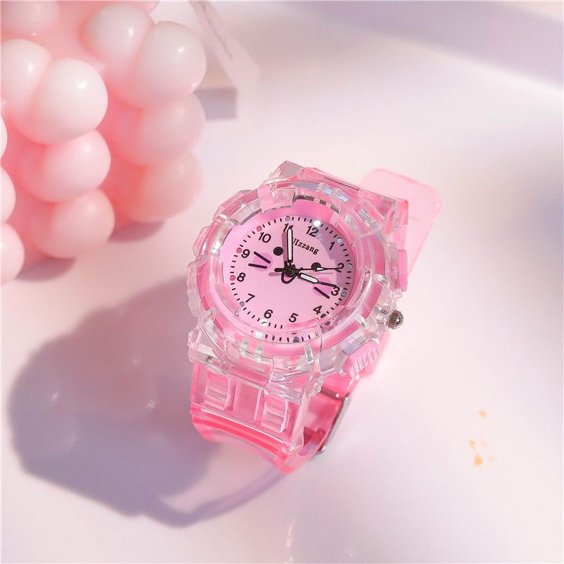 【Gift Set】Transparent Watch for Kids Girls Ins Style Student Simple ...
