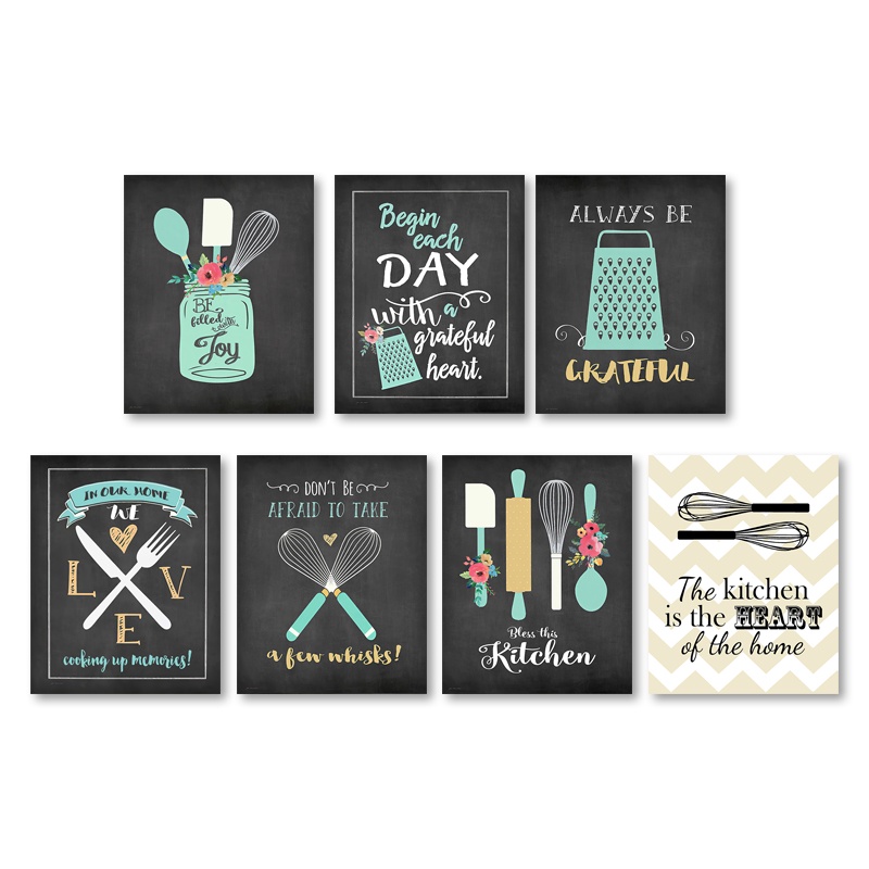 Kitchen Design Poster Home Wall Decoration Canvas Painting Knife And ...