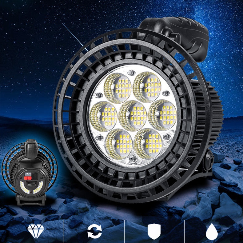 Strong LED outdoor portable light USB rechargeable patrol search and ...