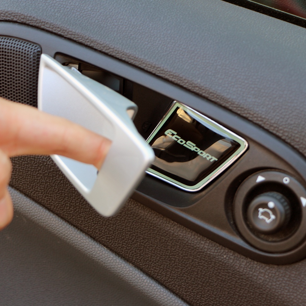 4pcs Car Inner Door Bowl Luminious Ecosport Sticker for Ford Ecosport ...