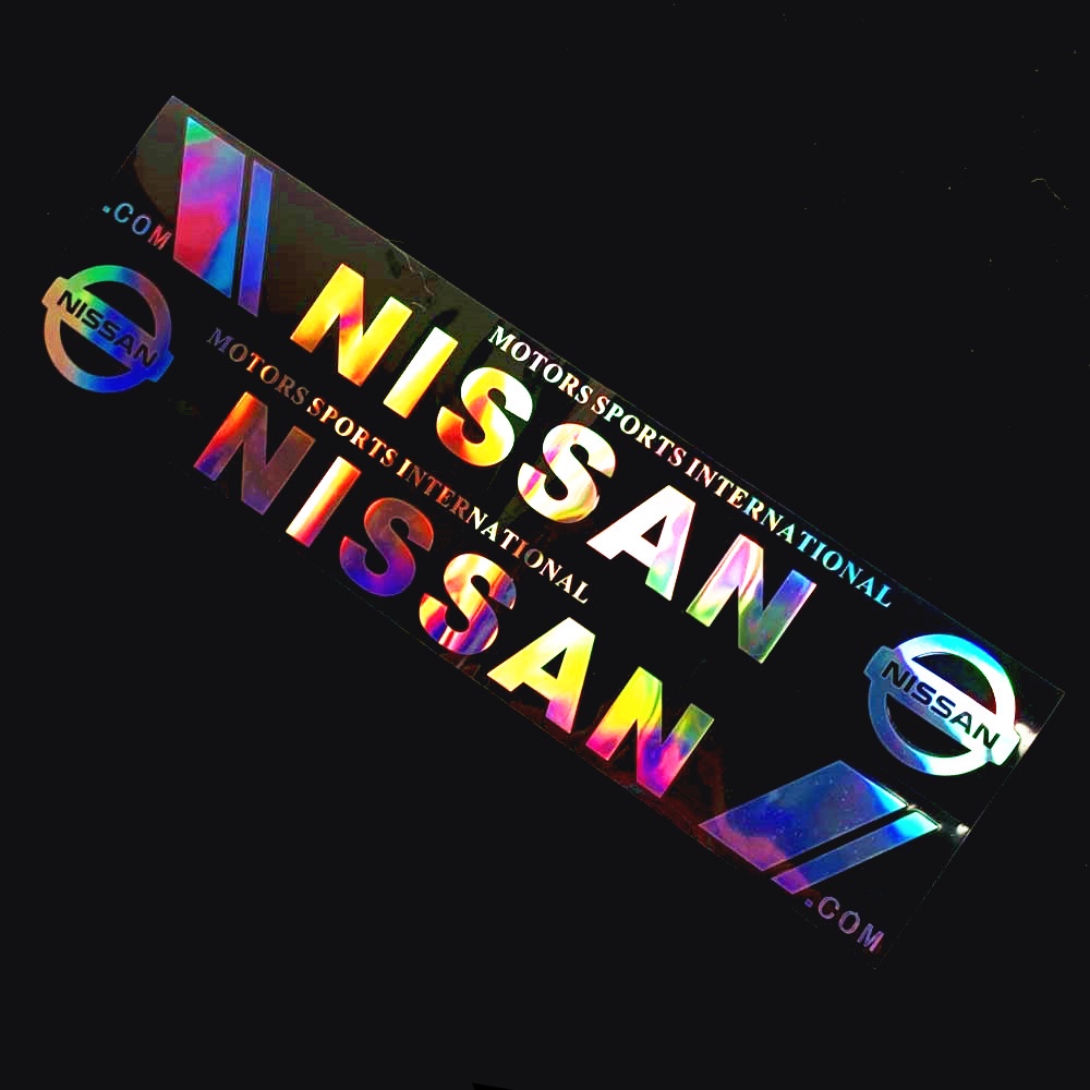 NISSAN Stickers navara np300 livina Reflective Laser banner Sticker for ...