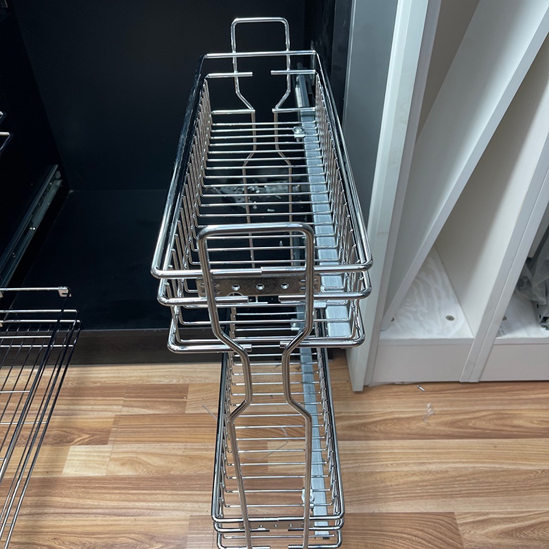 Condiments Pull out basket 2 layer 304 stainless | Shopee Philippines