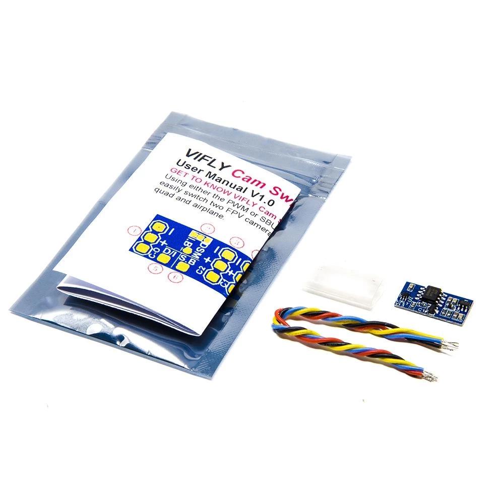 VIFLY Dual FPV Camera Switcher Works With PWM and SBUS/IBUS/DSMX Radio ...