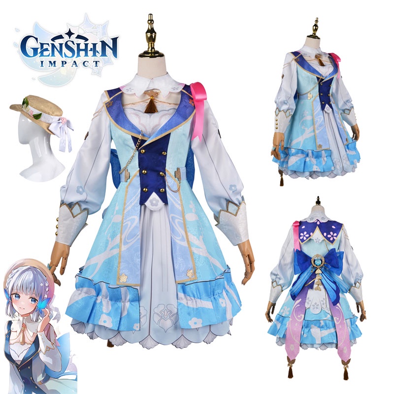 Kamisato Ayaka Cosplay Genshin Impact Springbloom Missive Ayaka Skin ...