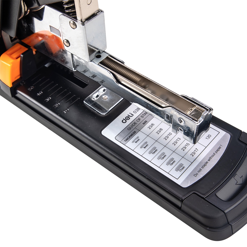 Deli 120 Sheets Heavy Duty Stapler For Book Binding Gun Tacker Large ...