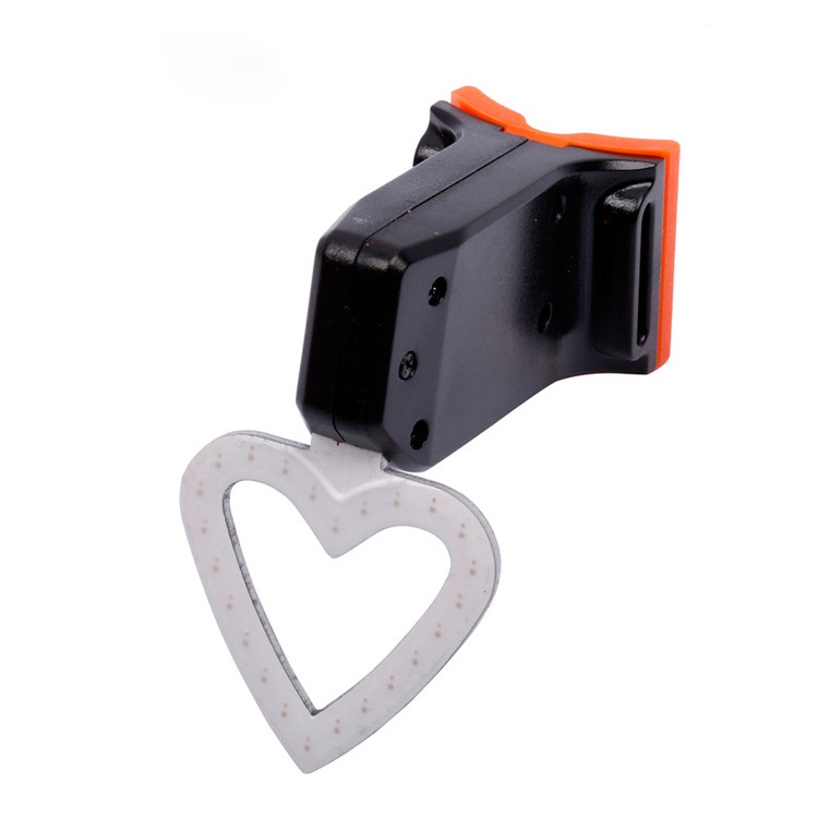 Bike Tail Light IPX64 Waterproof Bicycle Rear Light Heart Shape LED ...