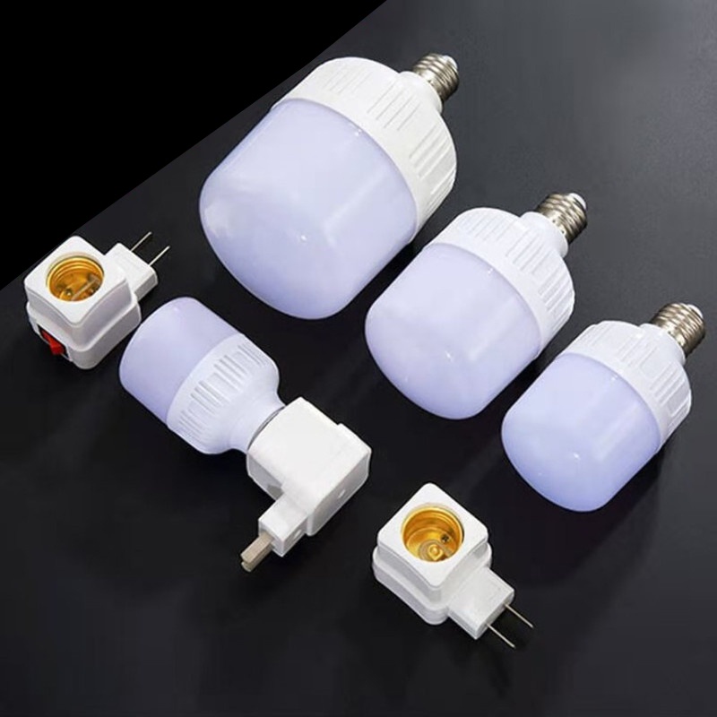 E27 Light Sockets Movable Screw Led Lamp Bulb Holder With Switch White ...