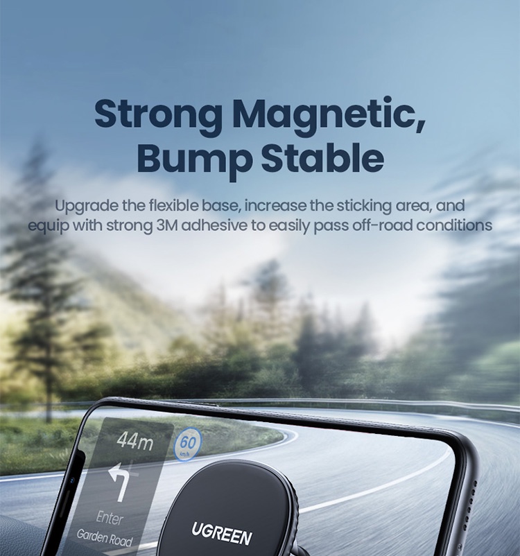 UGREEN Magnetic Car Phone Mount Dashboard Mobile Mount Dash Stand ...