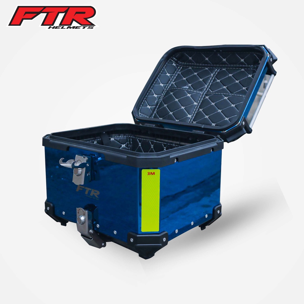 FTR - Top Box Motorcycle 45 Liters Titanium & Anti Scratch Alloy Top ...